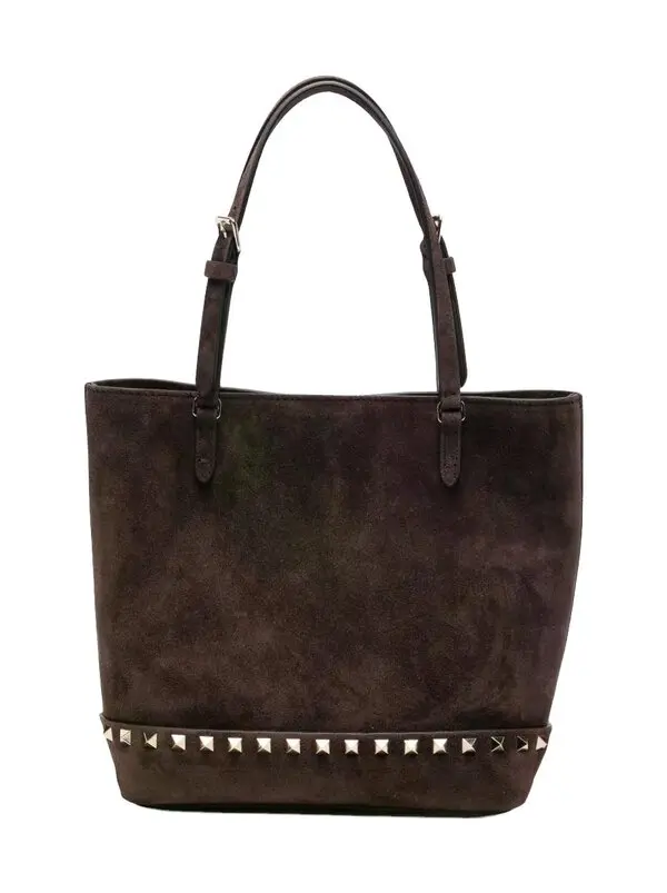 Valentino Garavani Rockstud Shoulder Bag - Brown