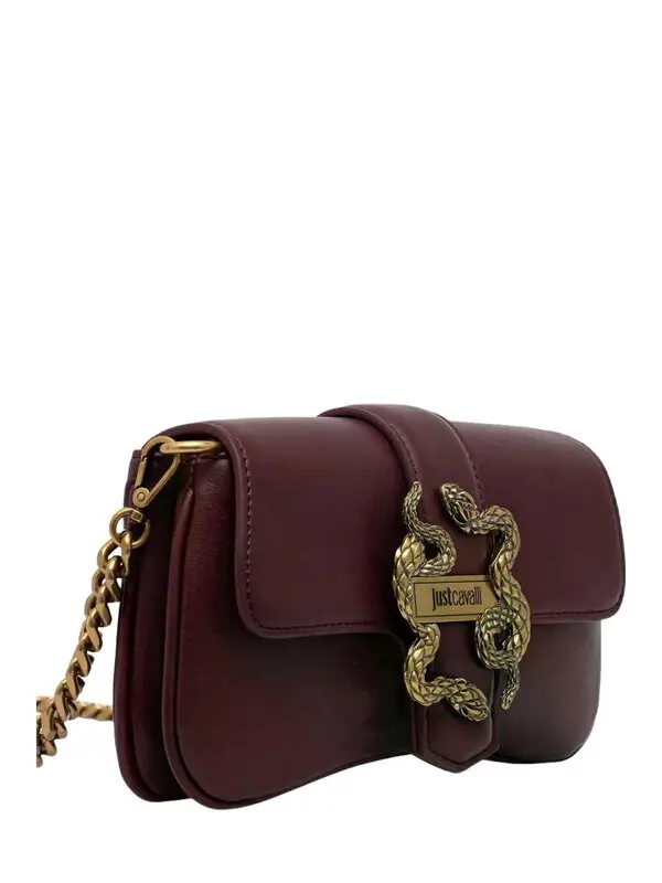 Just Cavalli Iconic Snakes Cross Body Bag - Red
