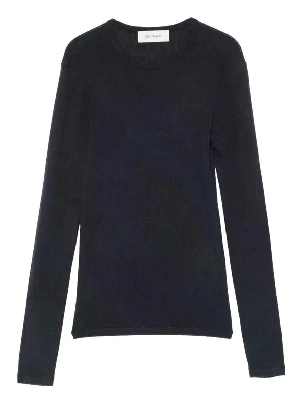 LISA YANG Long-sleeve T-shirt - Blue