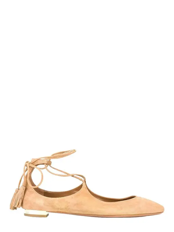AQUAZZURA Boheme Ballerina Shoes - Neutrals