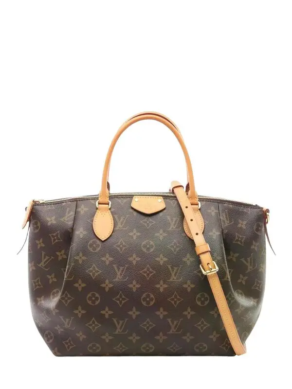 LOUIS VUITTON Monogram Turenne Mm Satchel - Brown