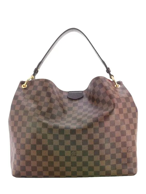 LOUIS VUITTON Graceful Damier Mm Hobo Bag - Brown