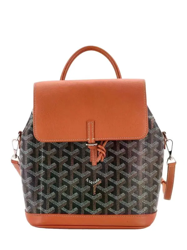 Goyard Coated Canvas Backpack - Black