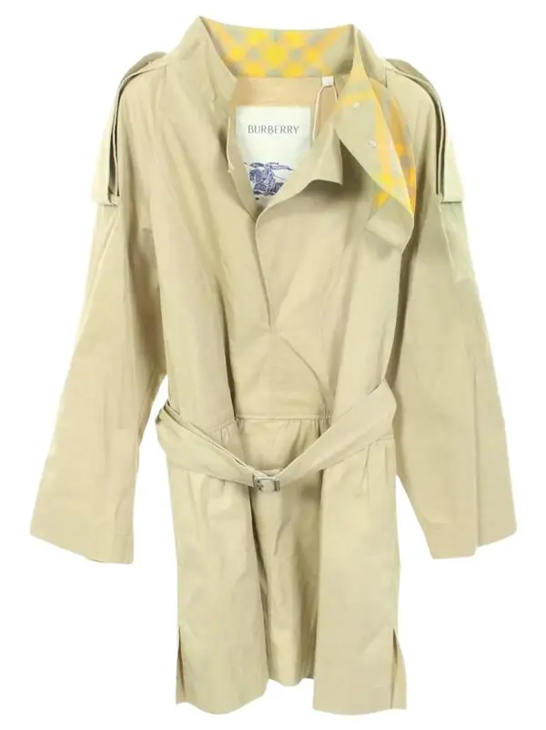 Burberry Belted Mini Dress - Neutrals