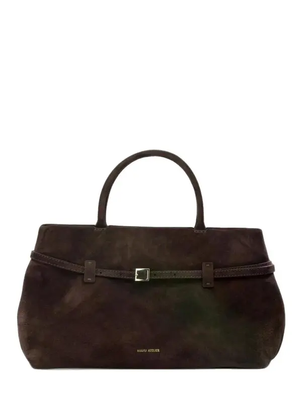 Manu Atelier Le Cambon Buckle-detail Tote Bag - Brown