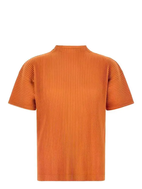 Issey Miyake Monthly Colors March Pleated T-shirt - Orange