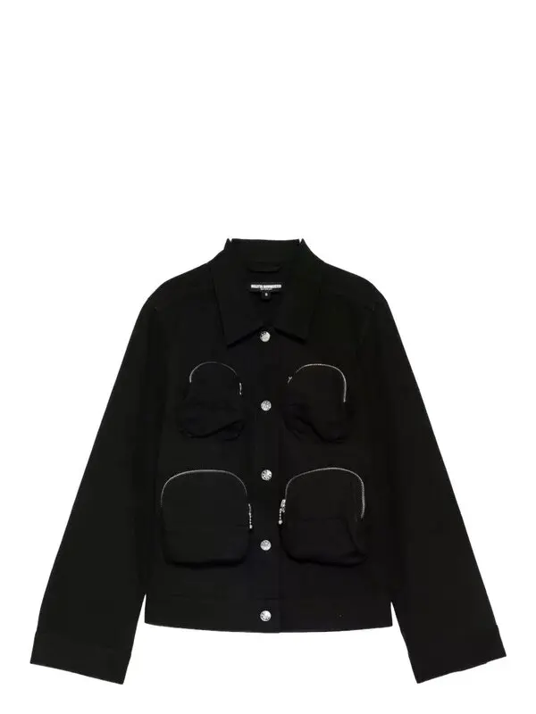 MELITTA BAUMEISTER Zip-pocket Denim Jacket - Black