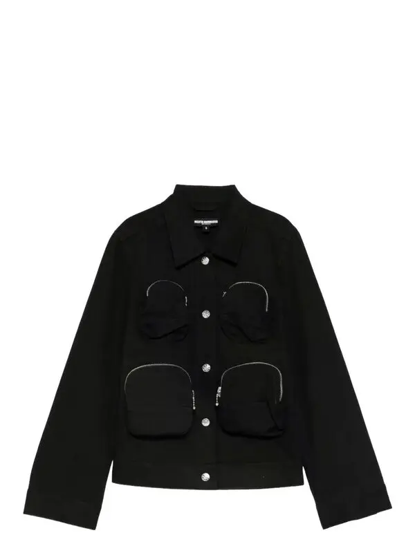 MELITTA BAUMEISTER Zip-pocket Denim Jacket - Black