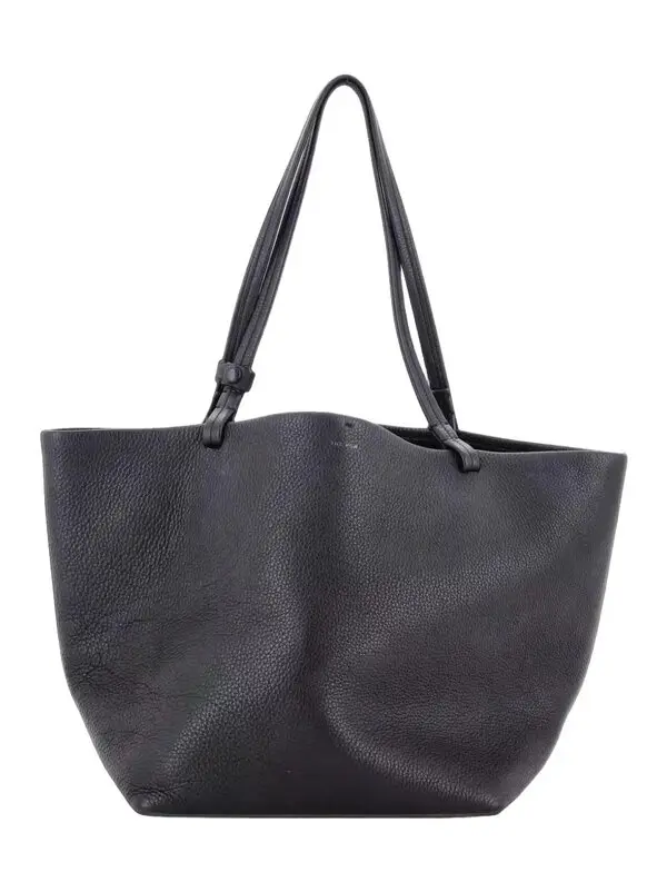 THE ROW Park Canvas And Leather Xl Tote Bag - Black