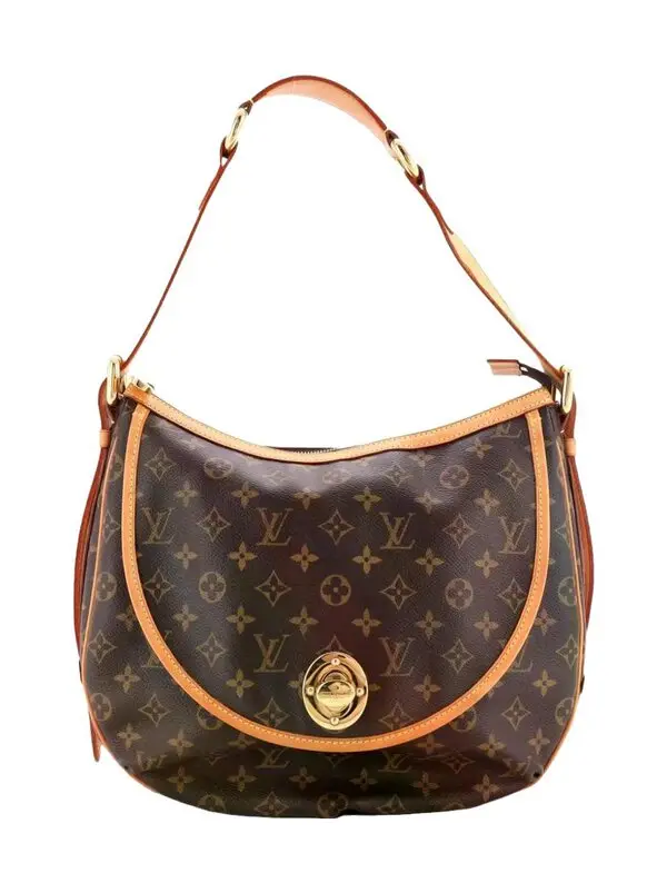 LOUIS VUITTON Monogram Canvas Shoulder Bag - Brown