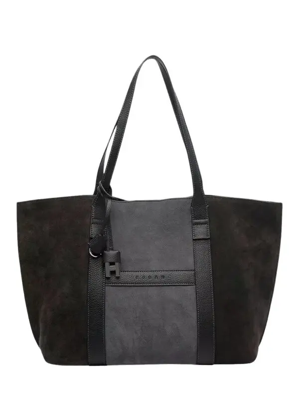 Hogan Script Medium Shopping Bag - Brown