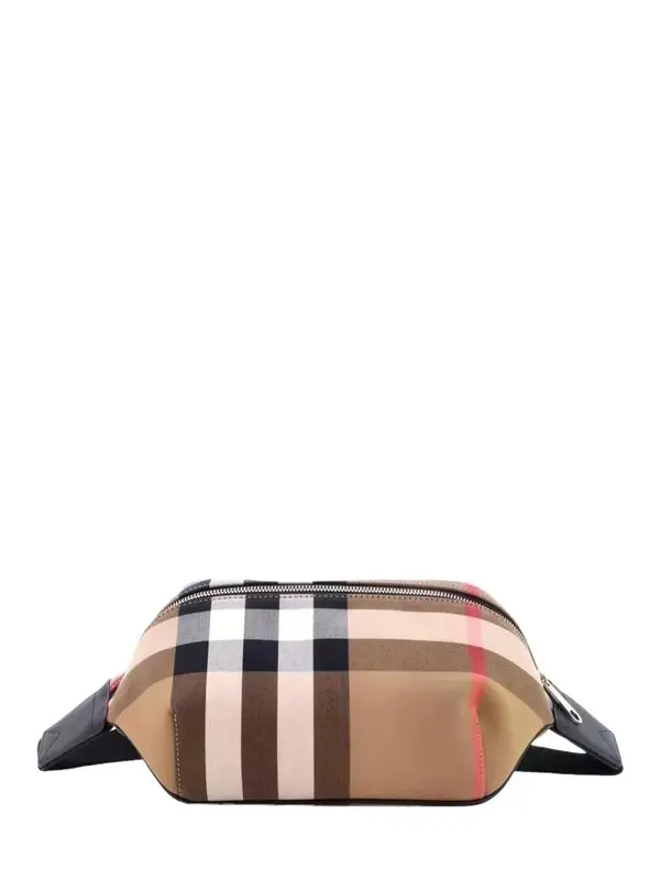 Burberry Sonny House Check Canvas Belt Bag - Brown