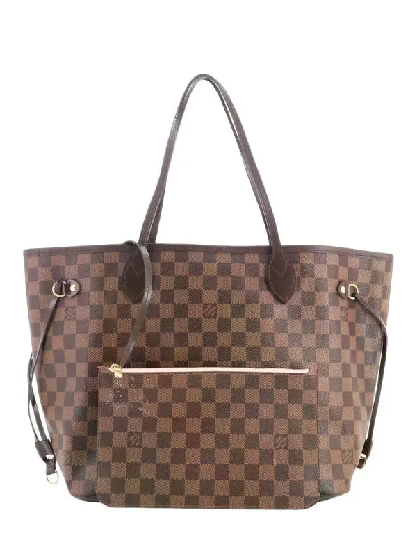 LOUIS VUITTON Neverfull Nm Damier Mm Tote Bag - Brown