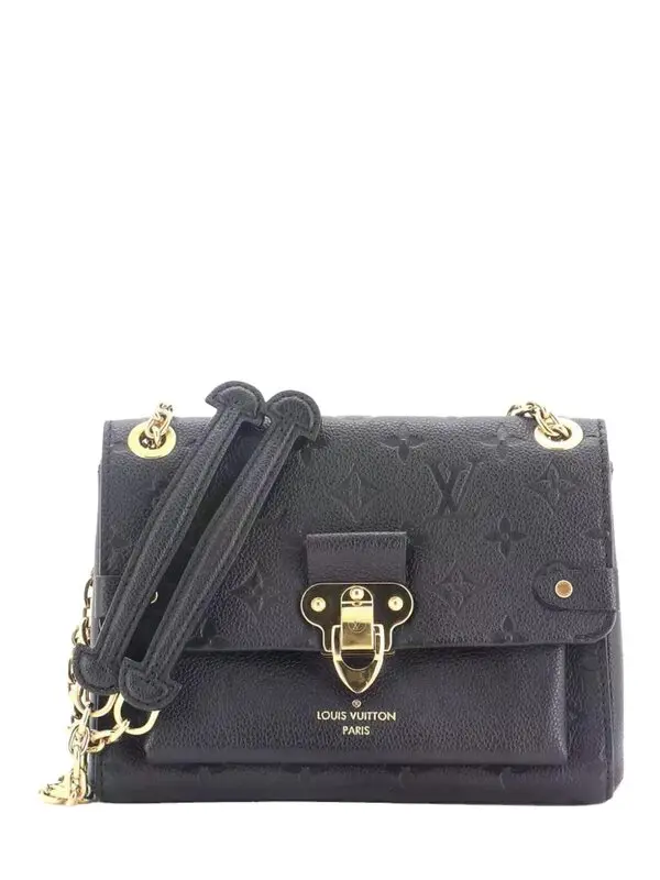 LOUIS VUITTON Vavin Monogram Empreinte Leather Bb Cross Body Bag - Black