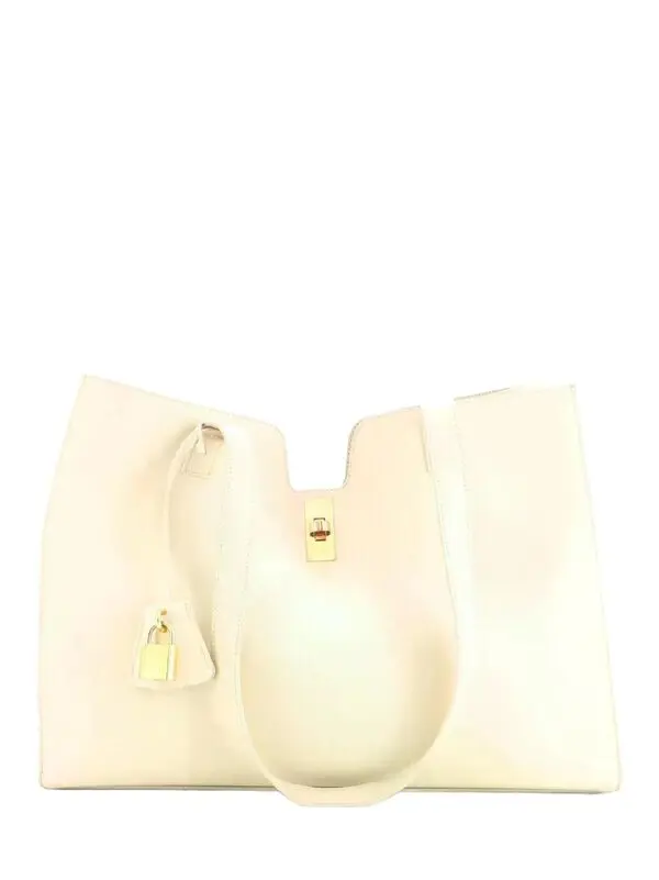 Celine Smooth Calfskin Cabas 16 Tote - Neutrals
