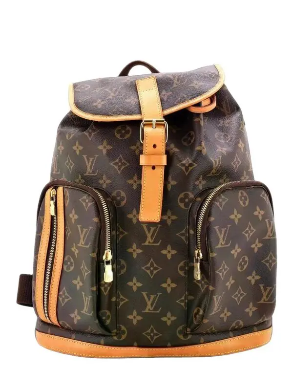 LOUIS VUITTON Bosphore Monogram Canvas Backpack - Brown
