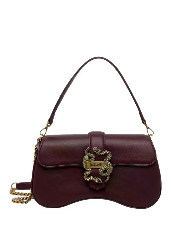 Just Cavalli Iconic Snakes Shoulder Bag - Red