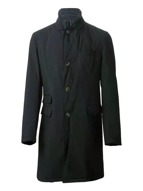 Herno Double Layered Coat - Blue
