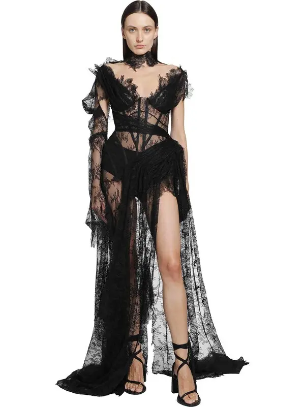 DREAMING ELI The Queen Mother Dress - Black