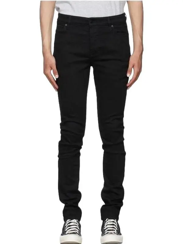 Ksubi Logo-patch Skinny Jeans - Black