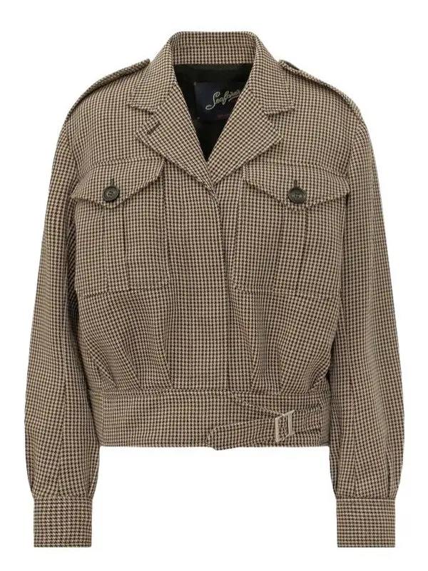 THE SEAFARER Cris Houndstooth Jacket - Multicolor