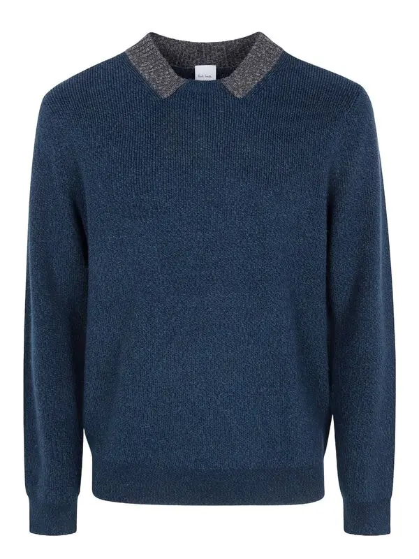 Paul Smith Sweater Crew Neck - Blue