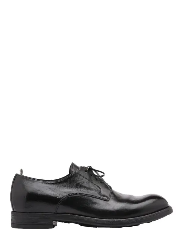 Officine Creative Leather Derby Shoes - Black
