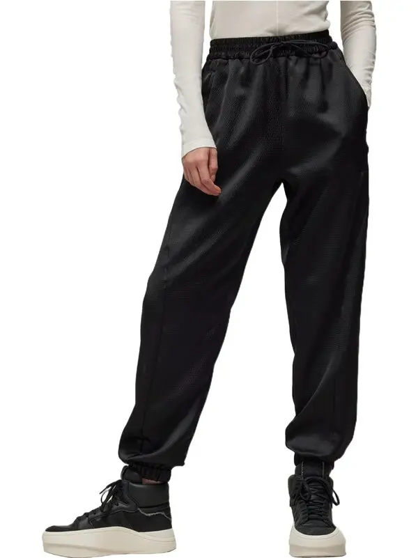 Y3 Tapered-leg Drawstring Pants - Black
