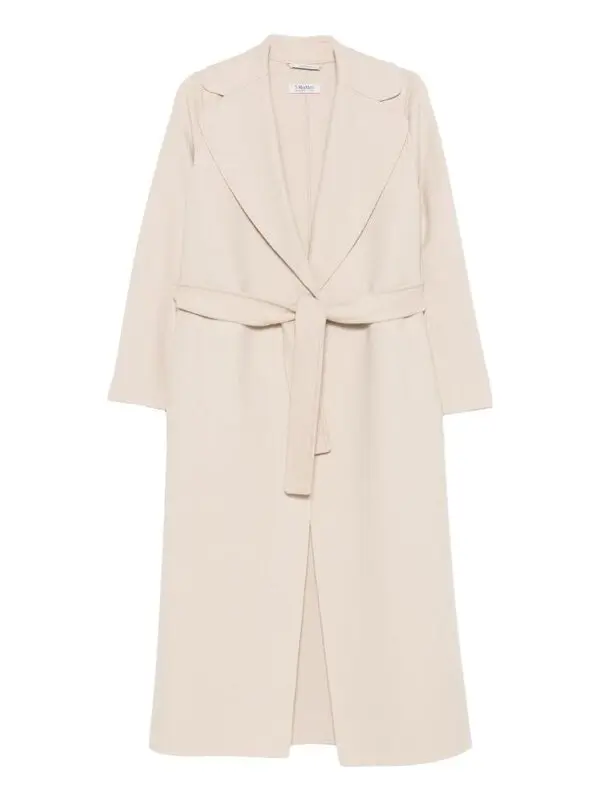 Max Mara Wool Long Coat - Beige