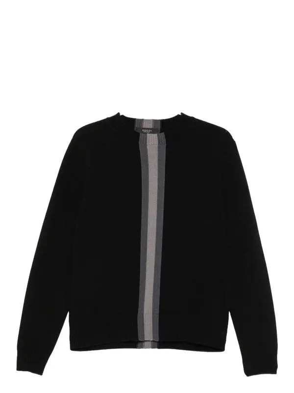 Gucci Wool Crewneck Sweater - Black