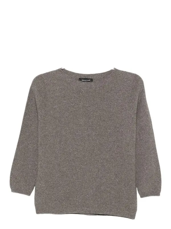 Fabiana Filippi Wool Crewneck Sweater - Brown