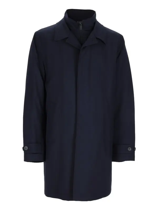 FAY Cappotto "morning" Antipiega - Blue