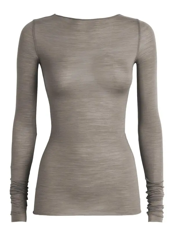 Rick Owens Long-sleeve T-shirt - Grey