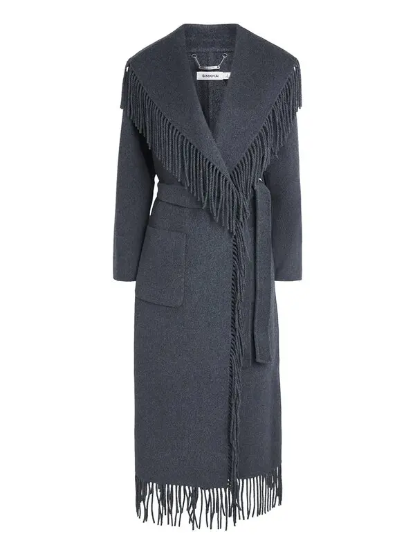 Simkhai Wool-blend Carrie Coat - Grey