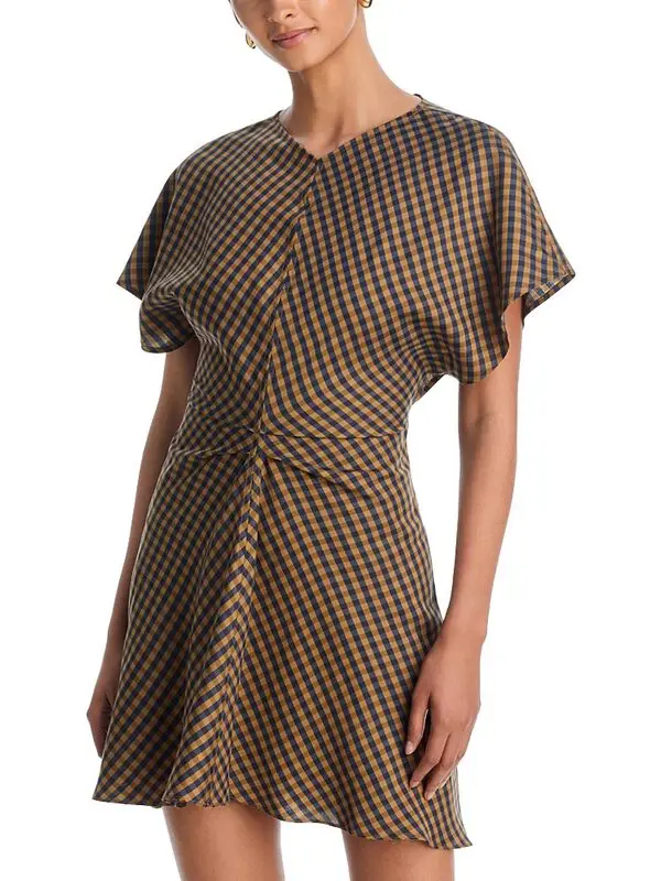 A.L.C. Leni Dress - Pecan/navy