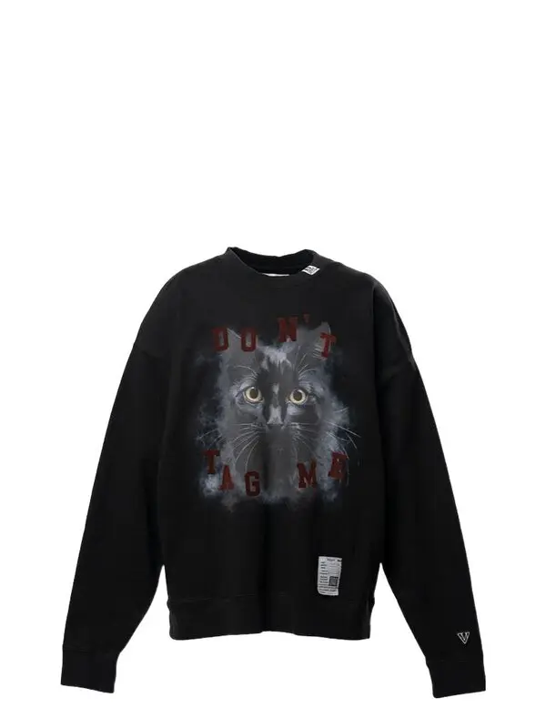 Mihara Yasuhiro Printed Long-sleeve Sweatshirt - Black