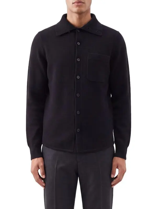 Dries Van Noten Monaco Cashmere Cardigan - Black