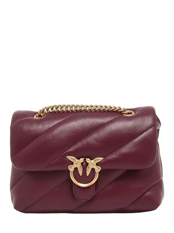 Pinko Classic Love Bag Puff Mini Shoulder Bag - Red