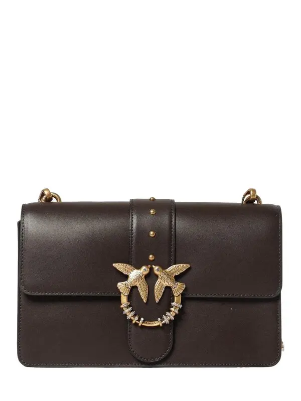 Pinko Love One Classic Crossbody Bag - Brown