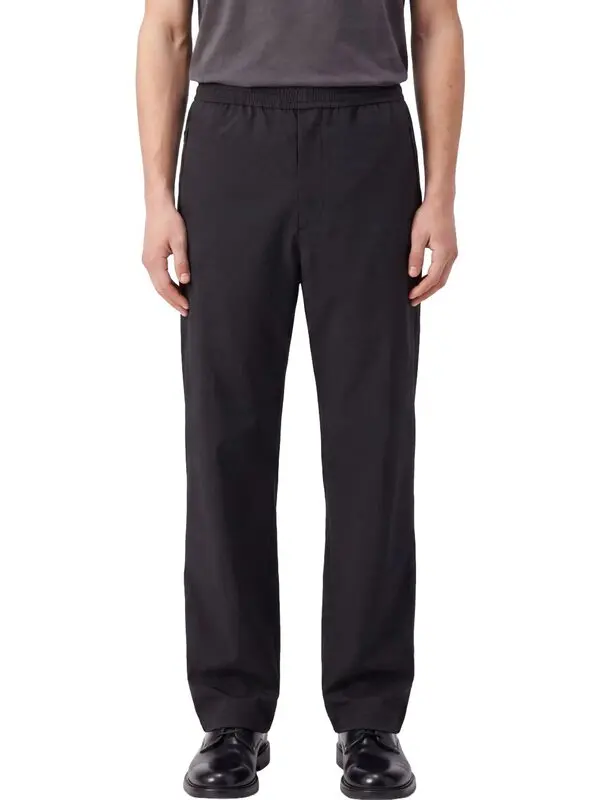 JIL SANDER Straight-leg Technical Fabric Track Trousers With Elasticated Waist - Black