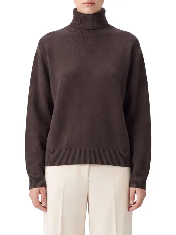 Brunello Cucinelli Turtleneck Sweater - Coffee