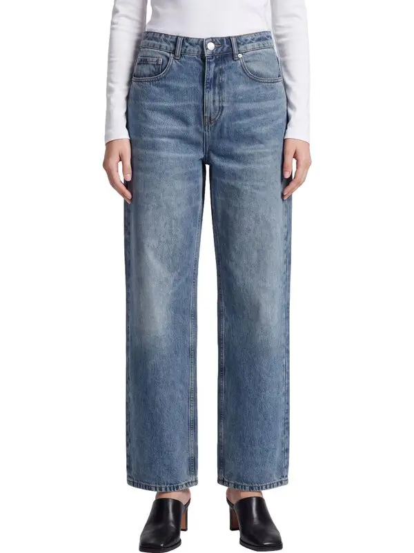 AMI Paris Straight Leg Jeans - Blue