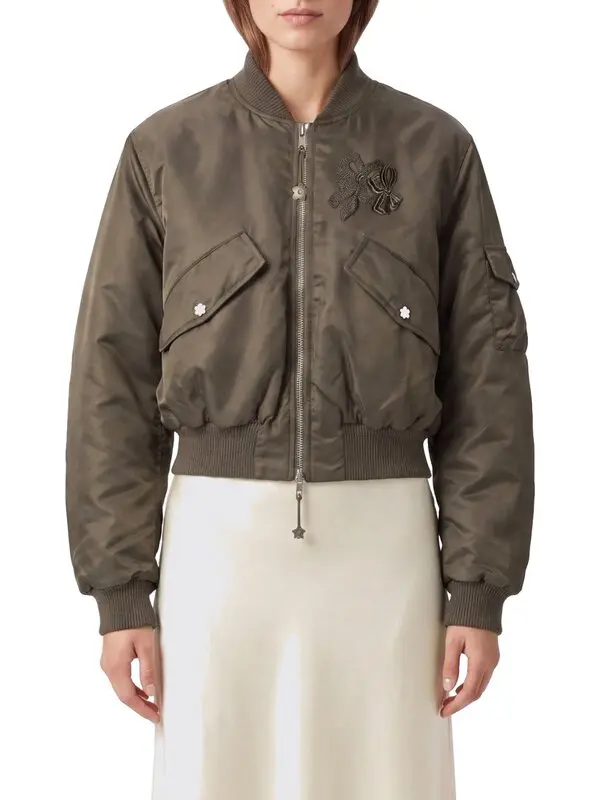 Cecilie Bahnsen Bomber Jacket - Brown