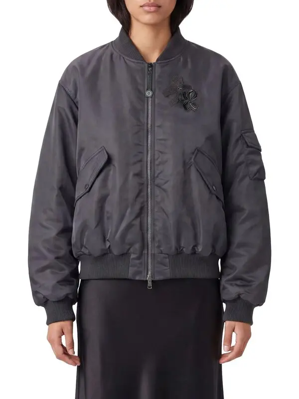 Cecilie Bahnsen Bomber Jacket - Black