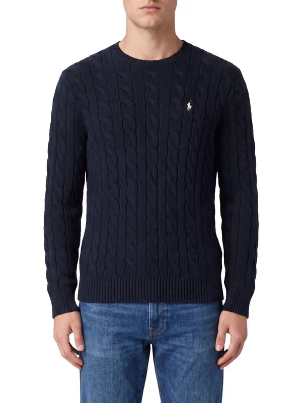 Polo Ralph Lauren Cotton Crewneck Jumper - Blue