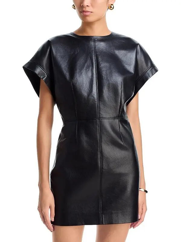 ANINE BING Zelie Mini Dress - Black