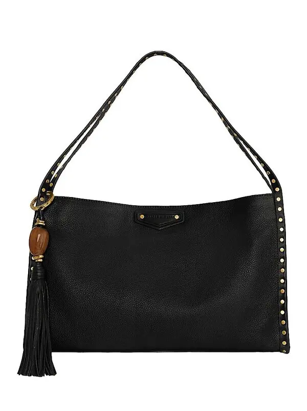 Rebecca Minkoff Dylan Studded Leather Shoulder Bag - Black