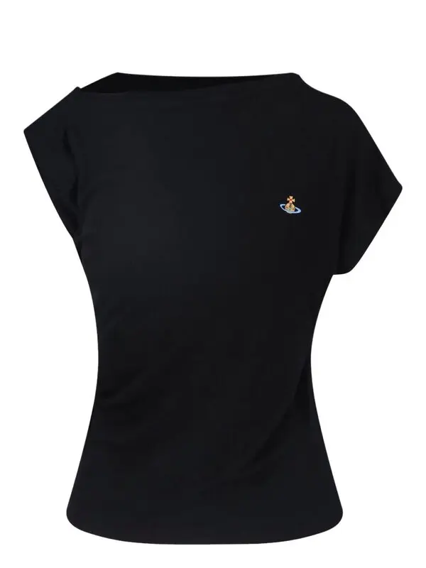 VIVIENNE WESTWOOD Fitted Short-sleeve Top - Black