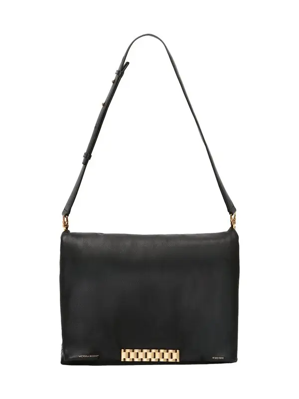 Victoria Beckham Puffy Jumbo Chain Pouch - Black