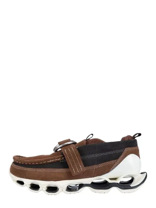 Mizuno X Setsumasa Kobayashi Wave Prophecy Ring Moc Sneakers - Brown